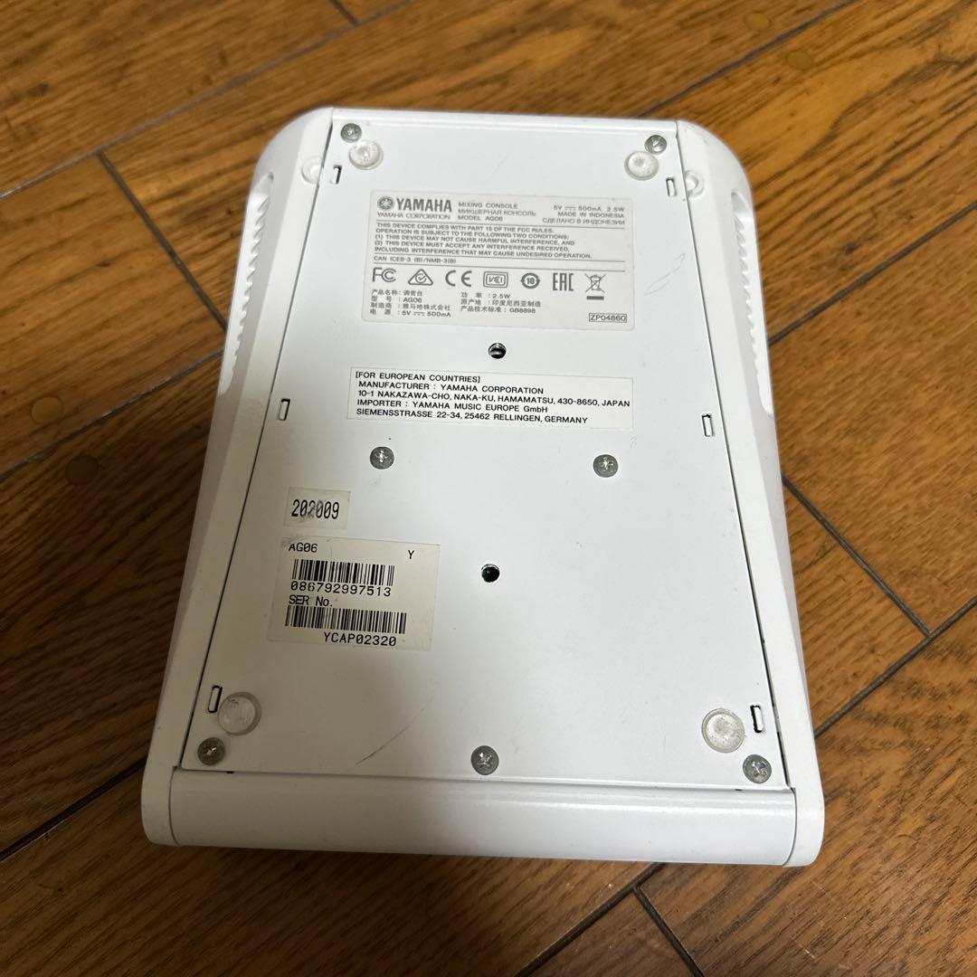YAMAHA AG06 アナログミキサー