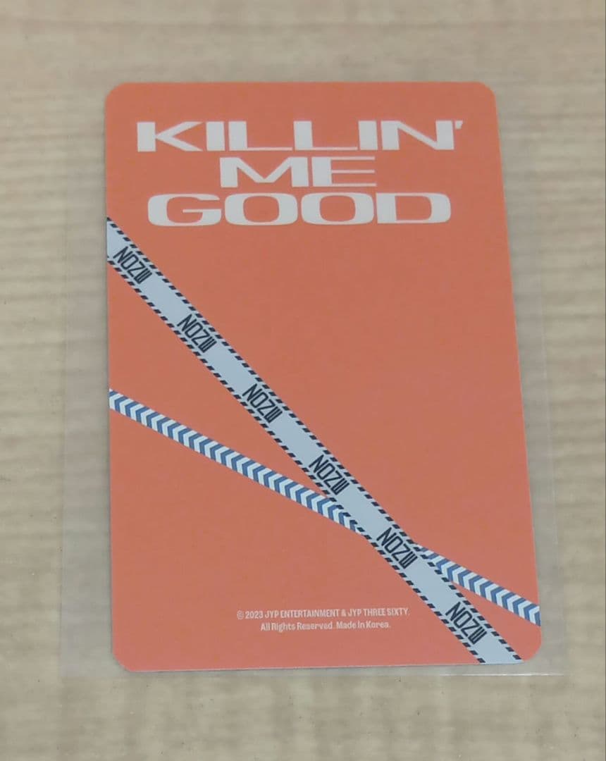❶ TWICE ジヒョ ZONE KILLIN' ME GOOD KIT トレカ