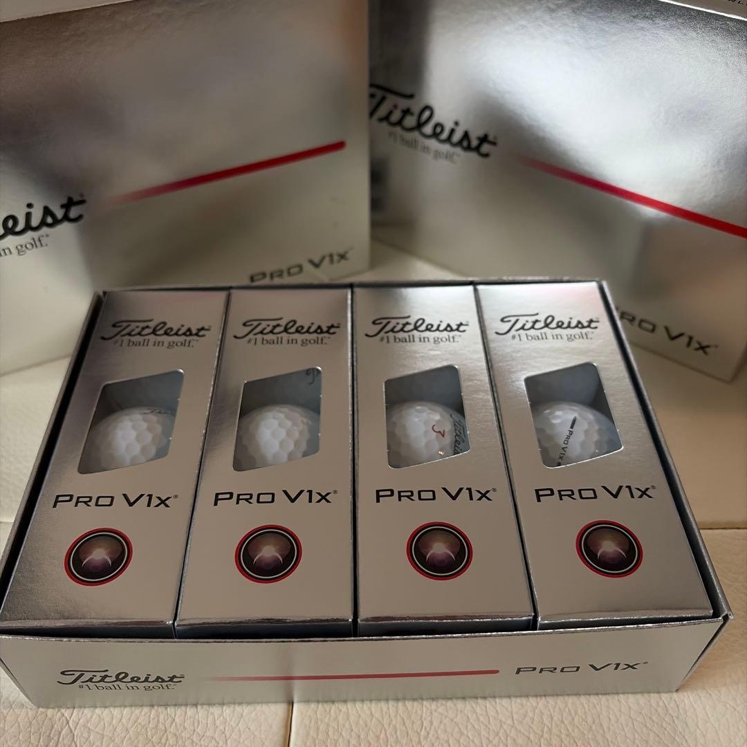 Titleist Pro V1x ホワイト 3ダース