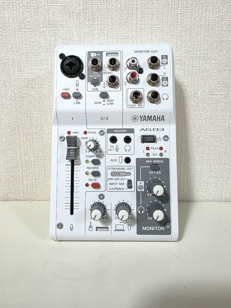 DJ機材 YAMAHA AG03Mk2