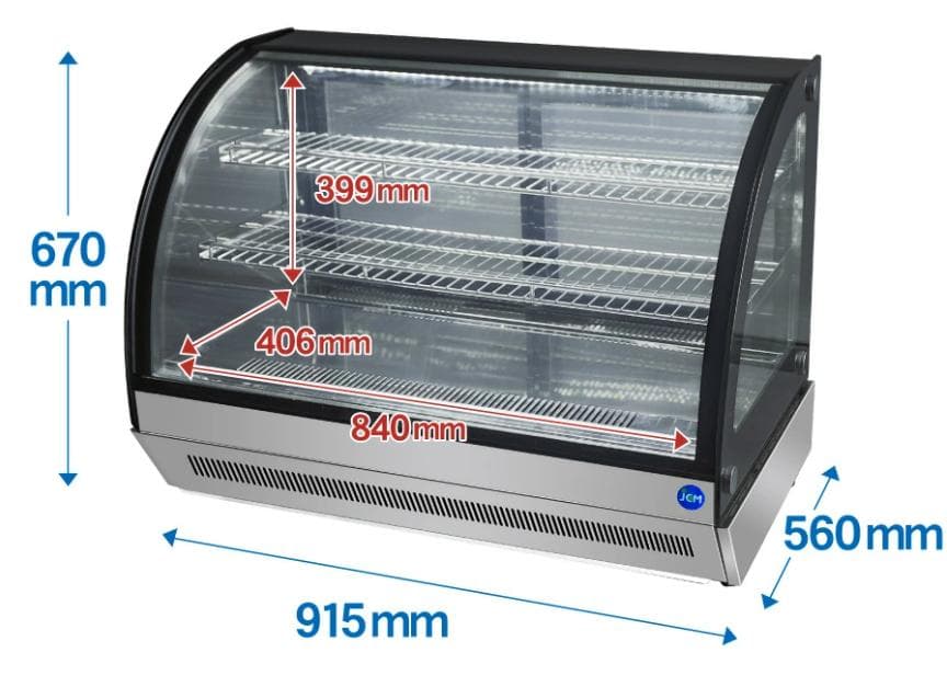★値下げ★【業務用】JCMS-60T 卓上型対面冷蔵ショーケース（2020年製）