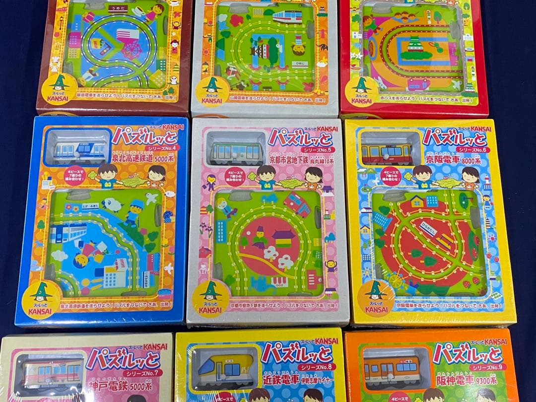 スルッとKANSAI パズルッと　ハローキティのでんひゃパズル　まとめ売り