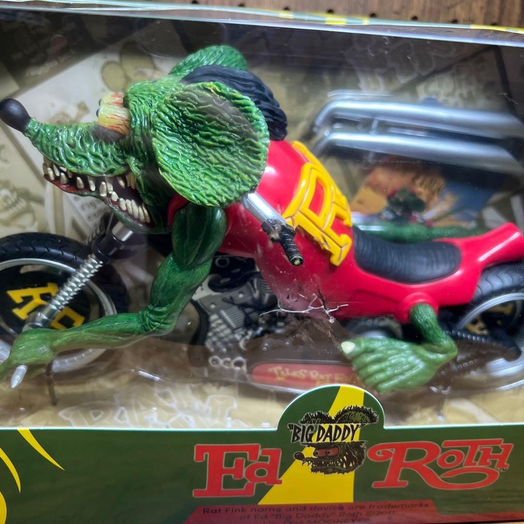 RAT FINK アクションフィギュア バイク付き