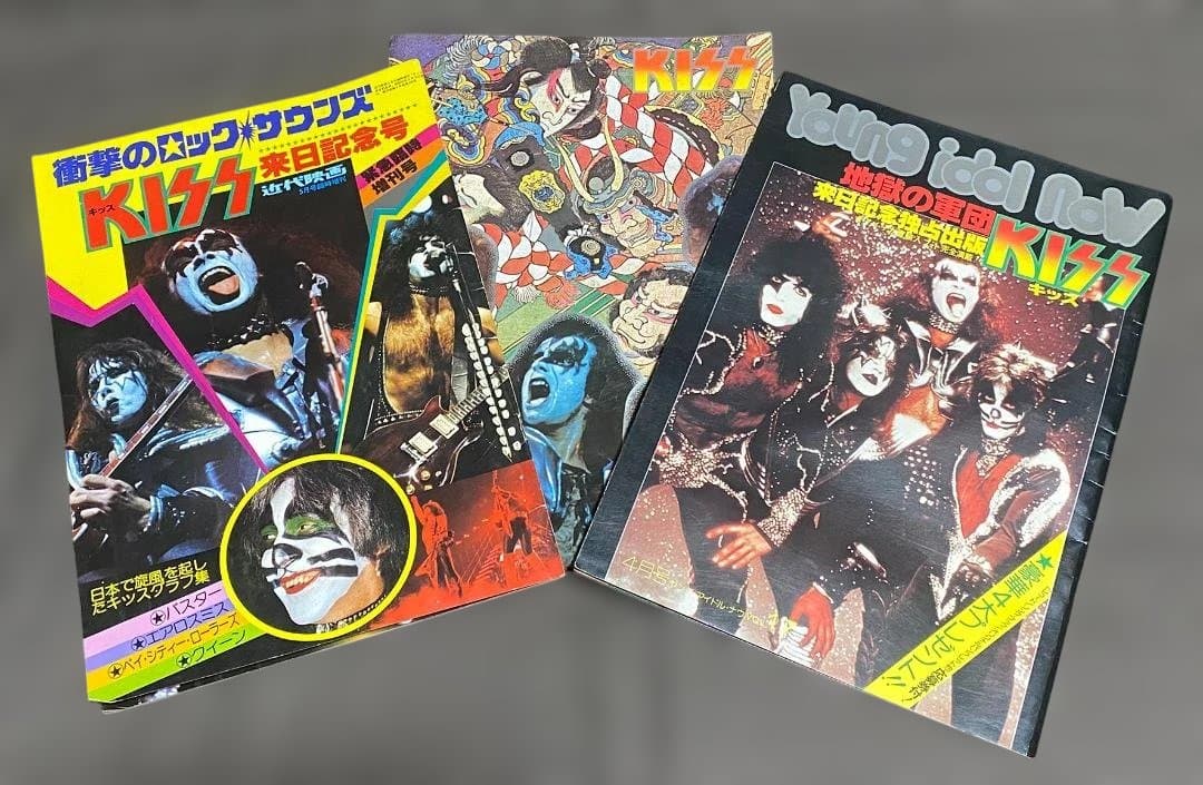 KISS 1977s Japan Tour Program＆Magazine's