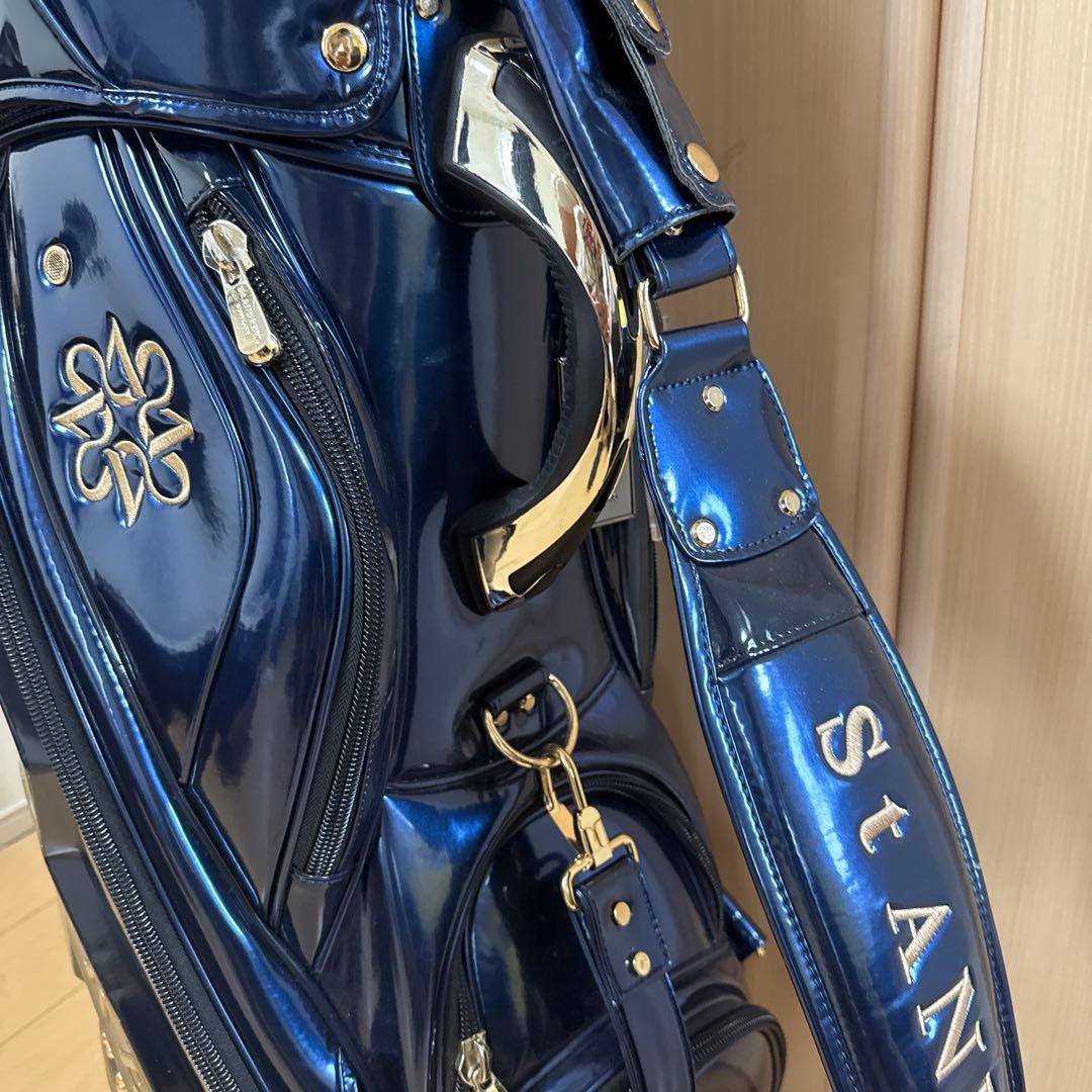 St Andrews セントアンドリュース ゴルフキャディバッグ 大型 青