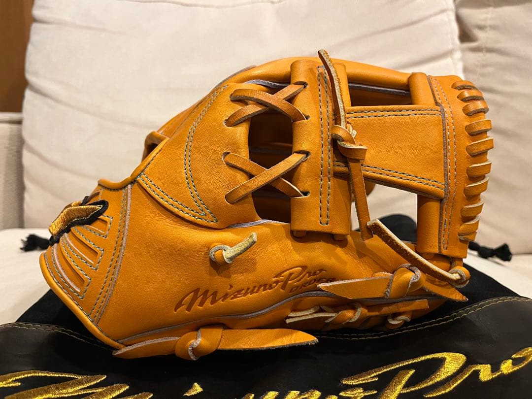 【極美品】MizunoPro ミズノプロ オーダー 内野用軟式グラブ サイズ10