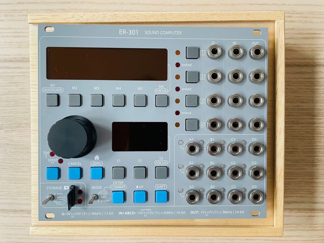 Orthogonal Devices ER-301 rev.10モジュラーシンセ