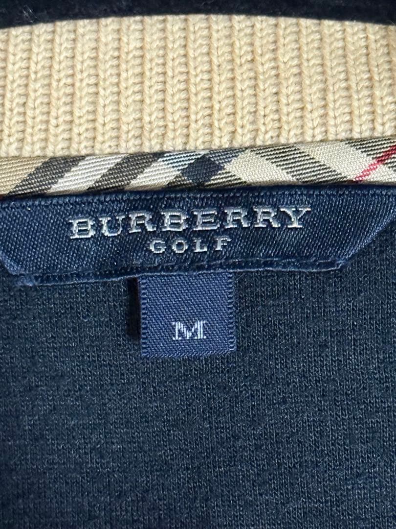 BURBERRY ブラック ハーフジップM 値下げ交渉受けます！