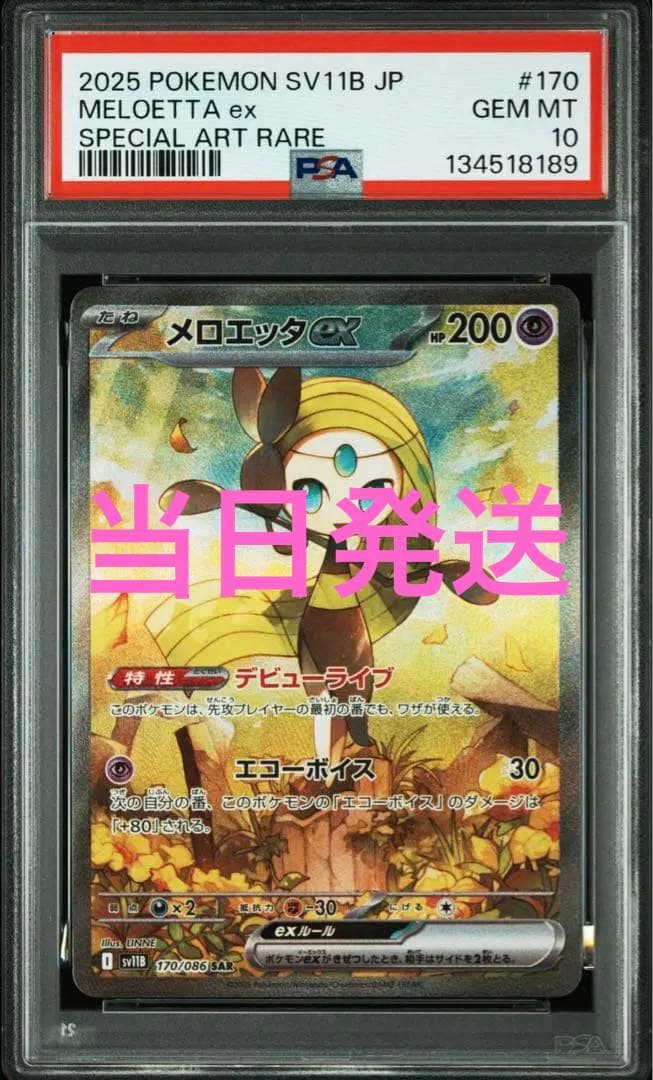 メロエッタex sar psa10 170/186