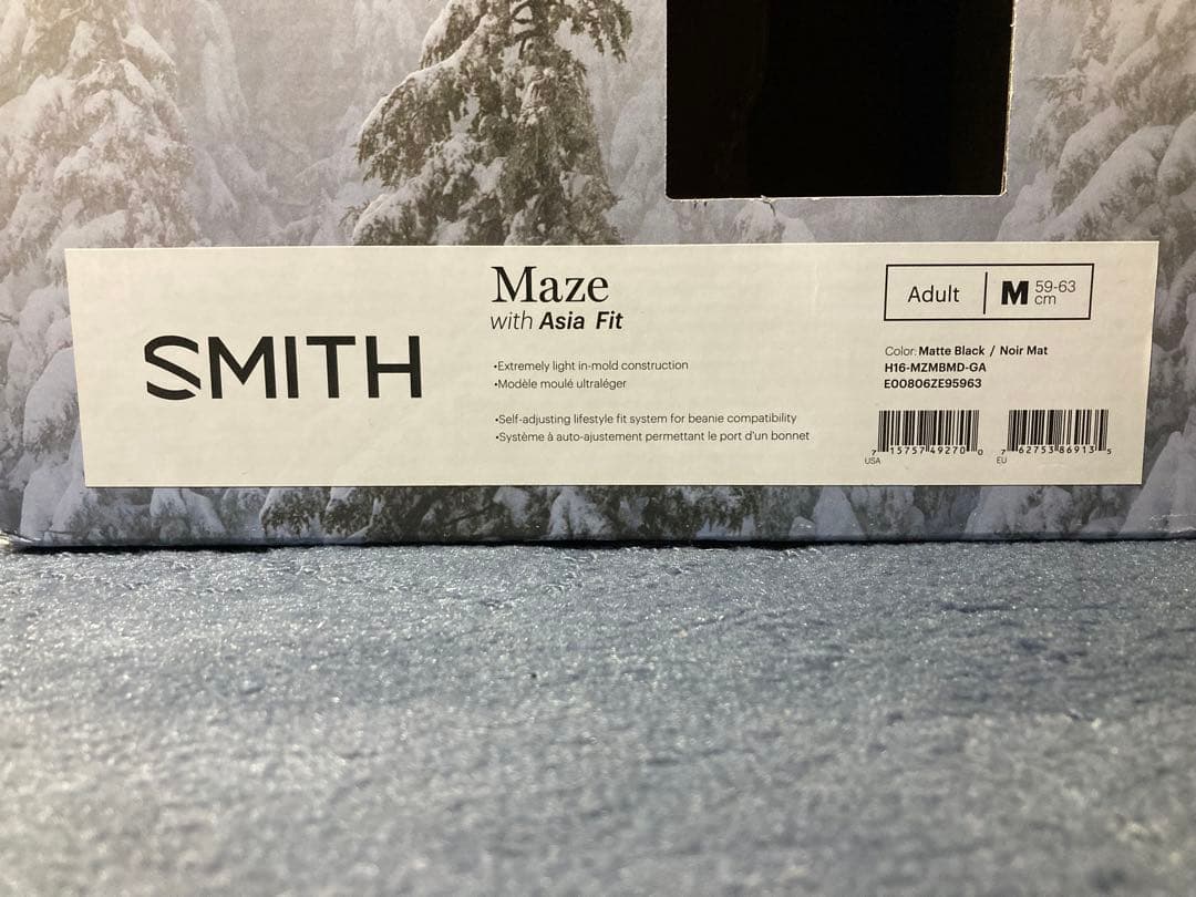 SMITH MAZE アジアンフィット スノーボード ヘルメット