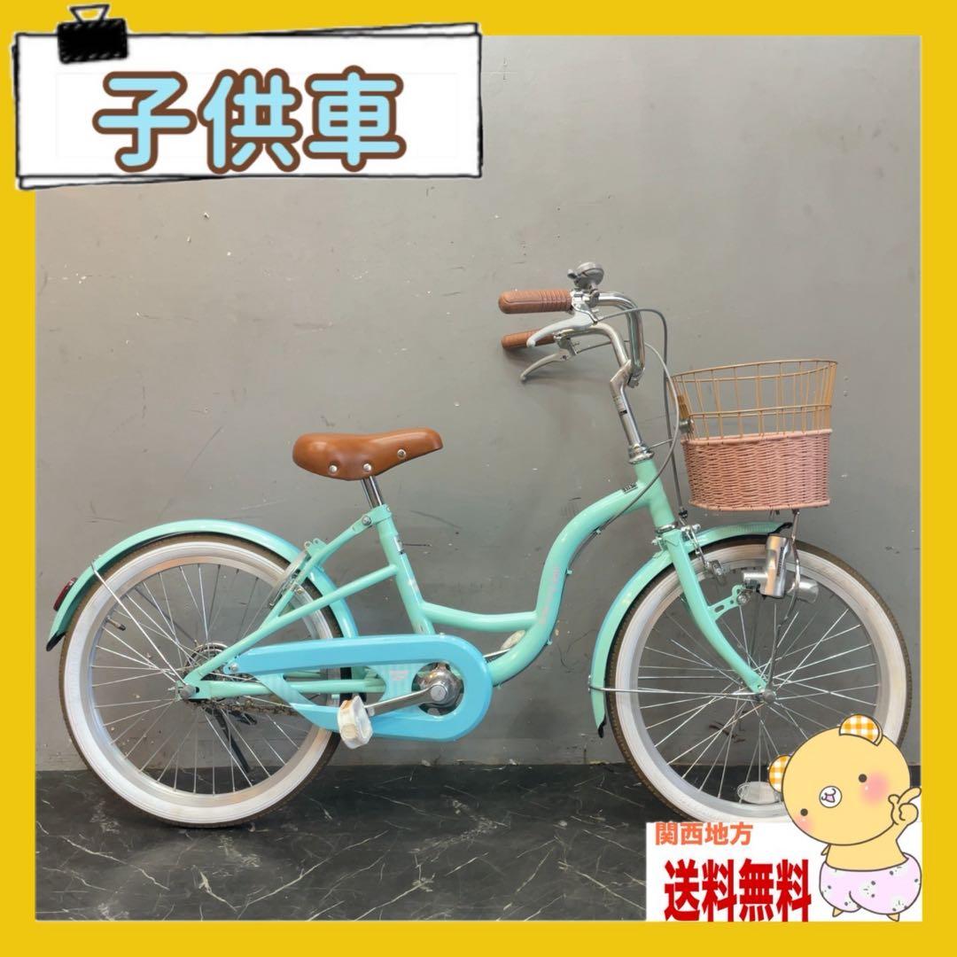 【1】《一般車》子供用自転車 silver ring cute ミントグリーン