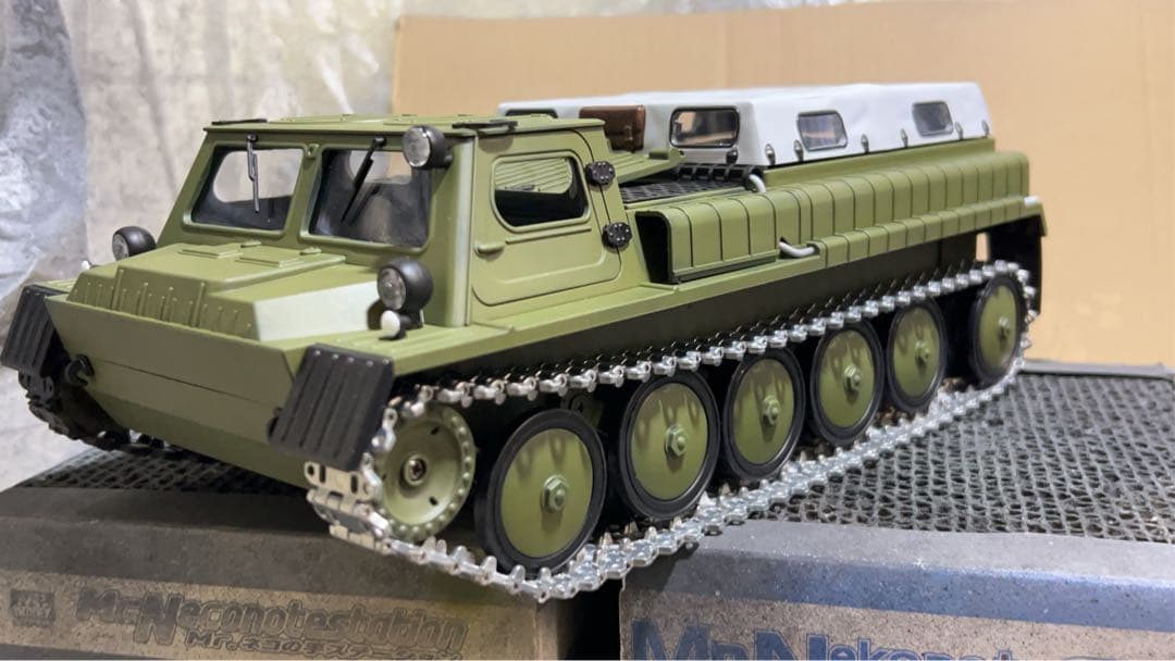 WPL E-1 1/16 新品 塗装 再組立て 金属履帯 1台制作中