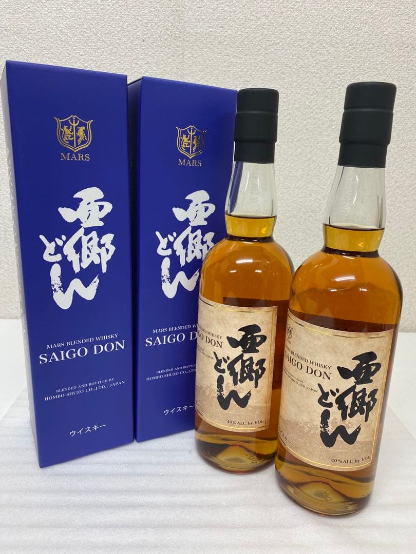 3-3221 マルスウイスキー 西郷どん SAIGO DON 700ml 2本