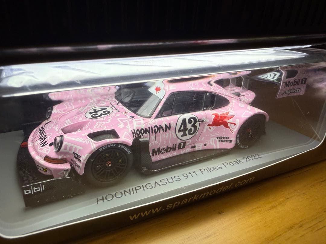 ミニカー 1/43 HOONIPIGASUS 911 Pikes Peak 2022