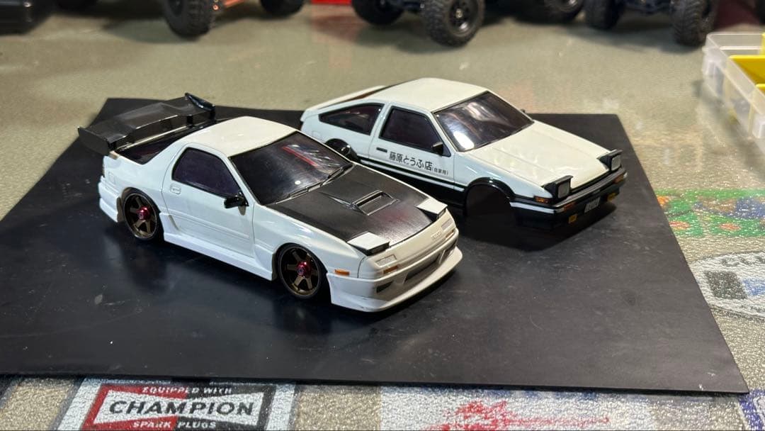 京商 ミニッツ AWD RX-7 FC AE86 頭文字D ブラシレスセット