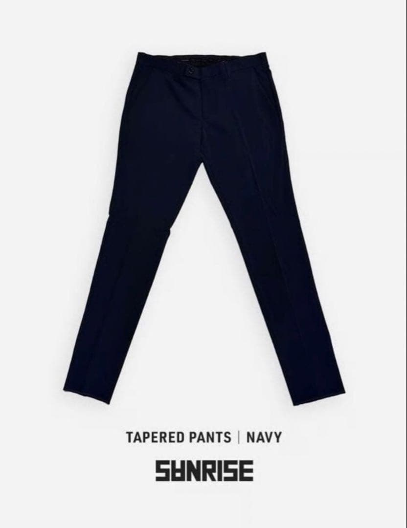 【美品】SANRISE TAPERED PANTS NAVY / L