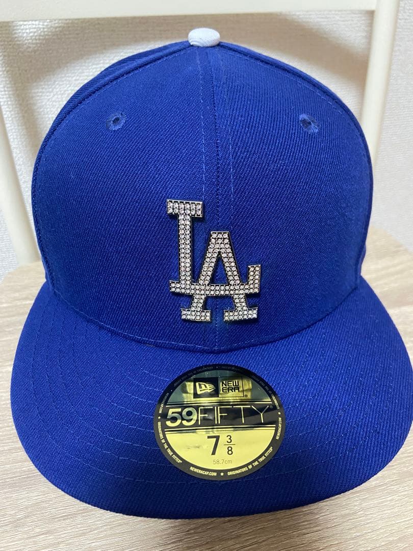New Era 59FIFTY LAキャップ 7 3/8 ラインストーン
