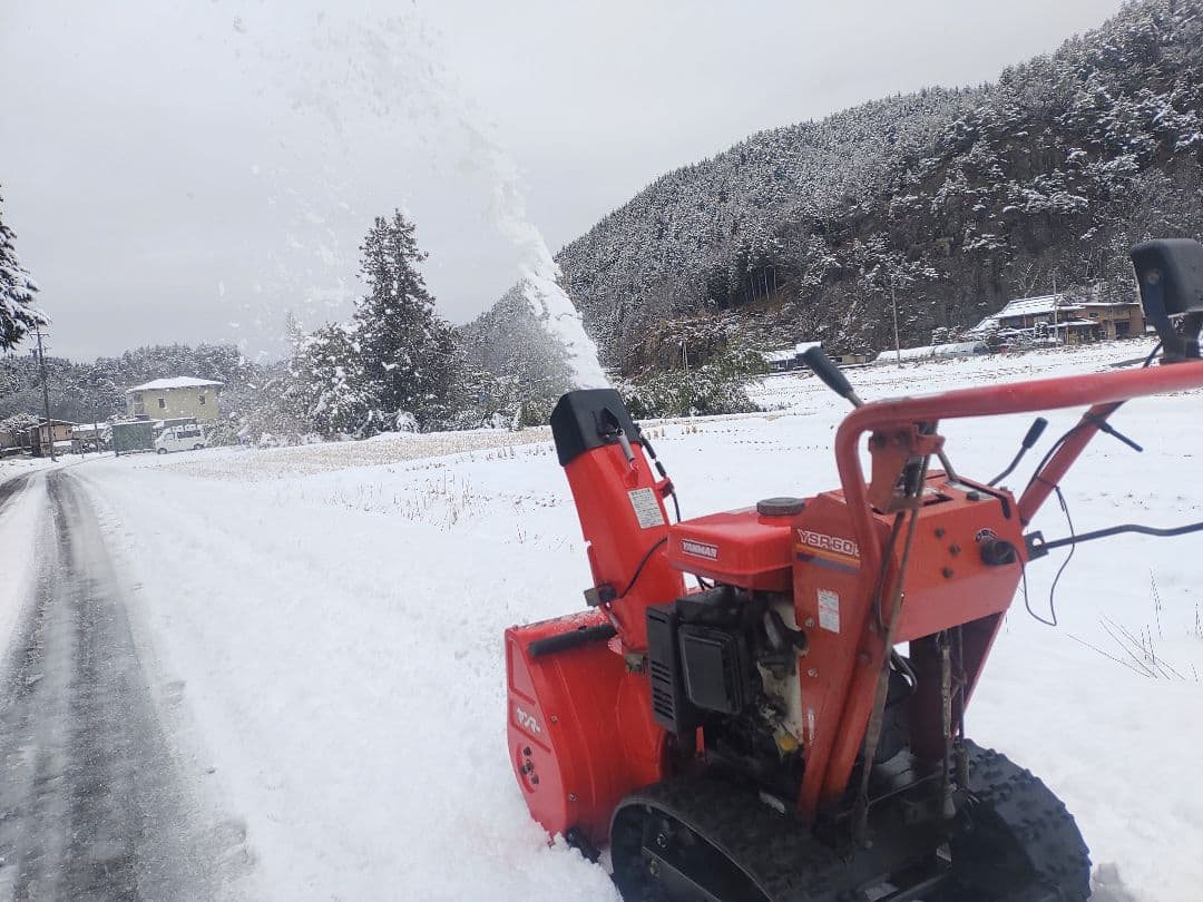岐阜県、セル始動OK！ヤンマーYSR60S、中古除雪機