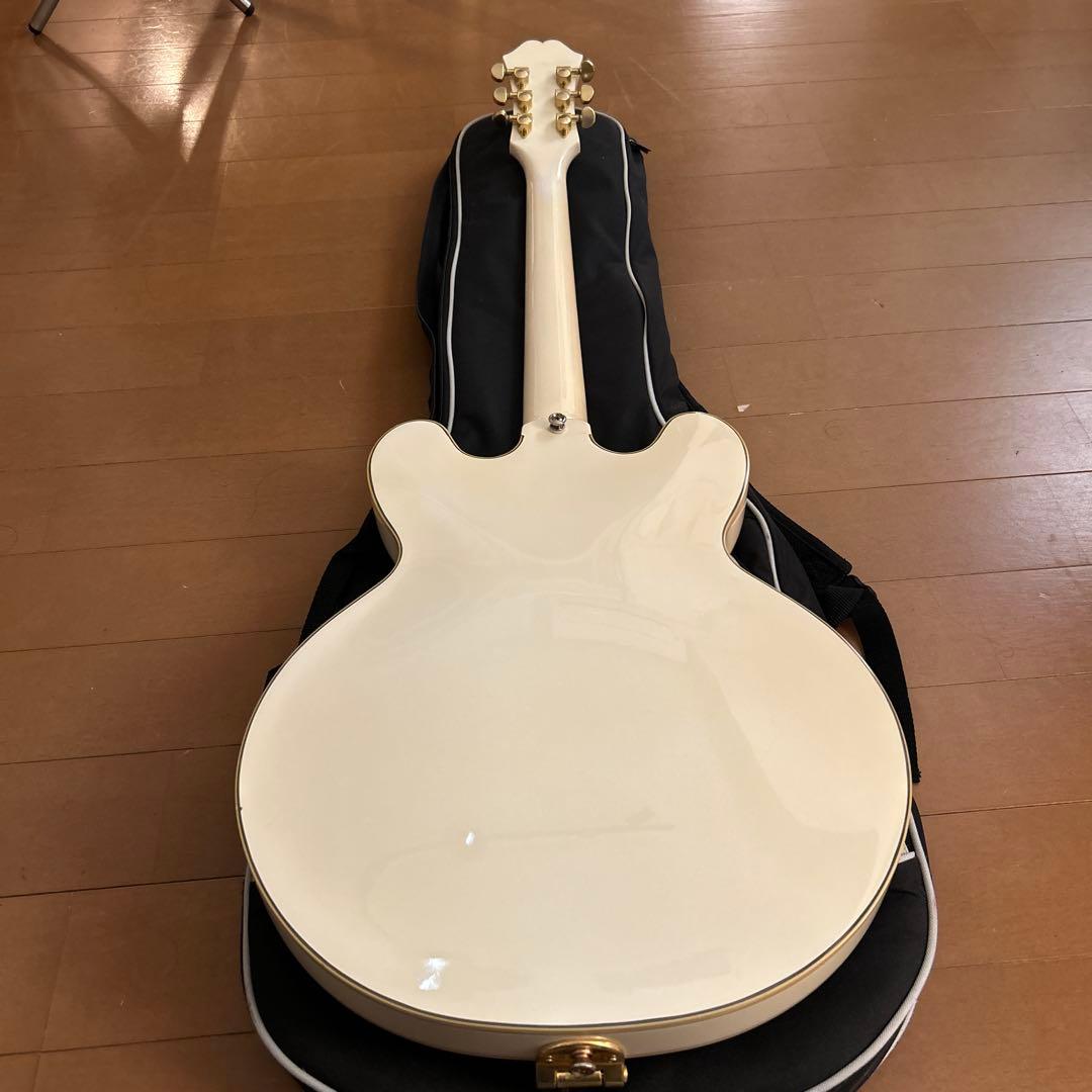 Epiphone ES 335 AW ホワイト エレキギター　ビグスビー