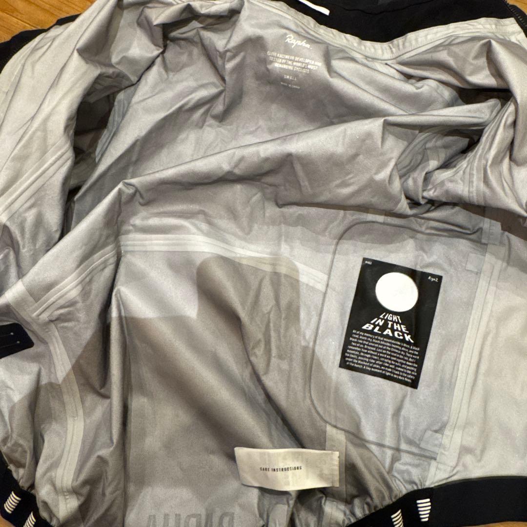 【美品】RAPHA ブラック サイクルジャケット 長袖パーカー