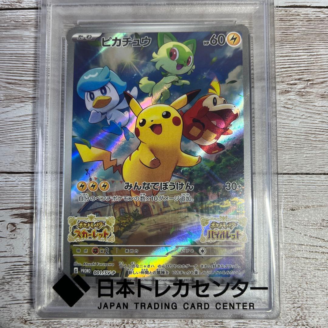 ポケモンカード　ピカチュウ　プロモカード　みんなでぼうけん　PSA10
