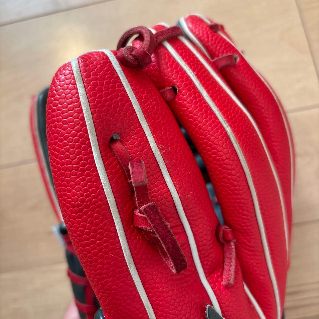 Wilson 軟式グローブ レッド　赤　紺