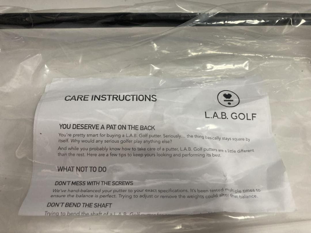 ★新品未使用★ L.A.B. GOLF ラブ ゴルフ DF3 35インチ パター