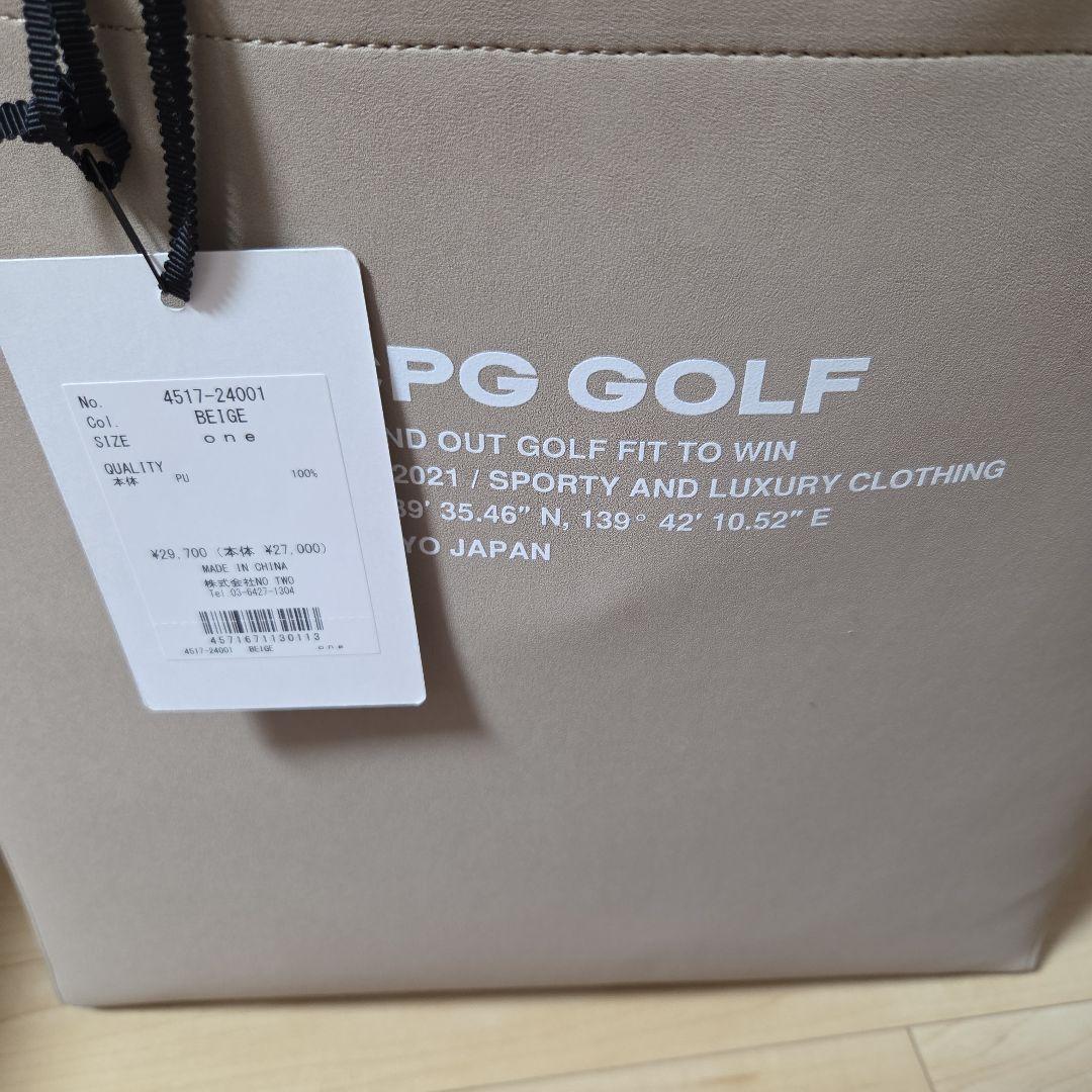 【新品未使用】CPG GOLFバッグ