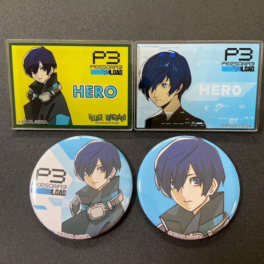 結城理 HERO ヴィレヴァン ペルソナ3 バッジ set