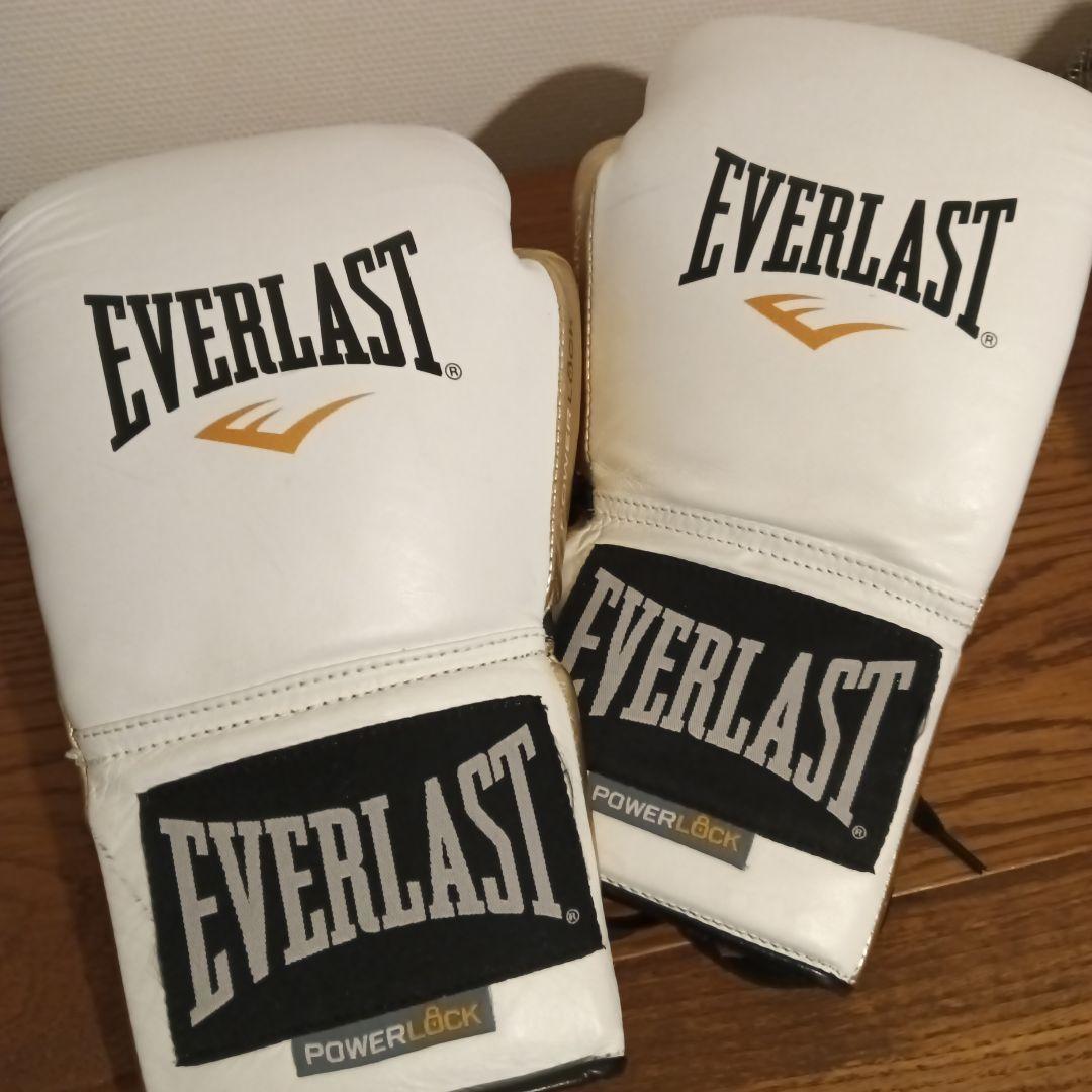 正規品　EVERLAST POWERLOCK ボクシンググローブ 14オンス美品