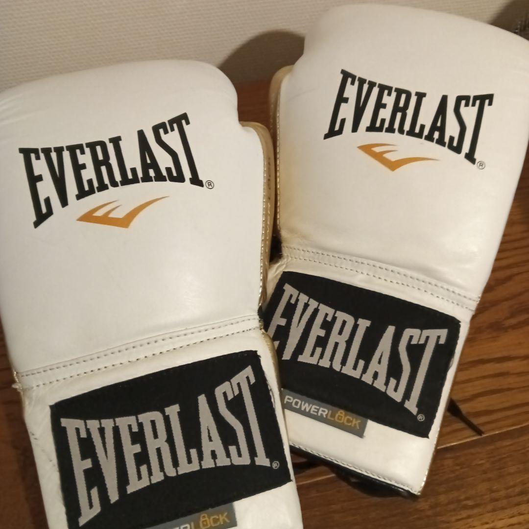 正規品　EVERLAST POWERLOCK ボクシンググローブ 14オンス美品