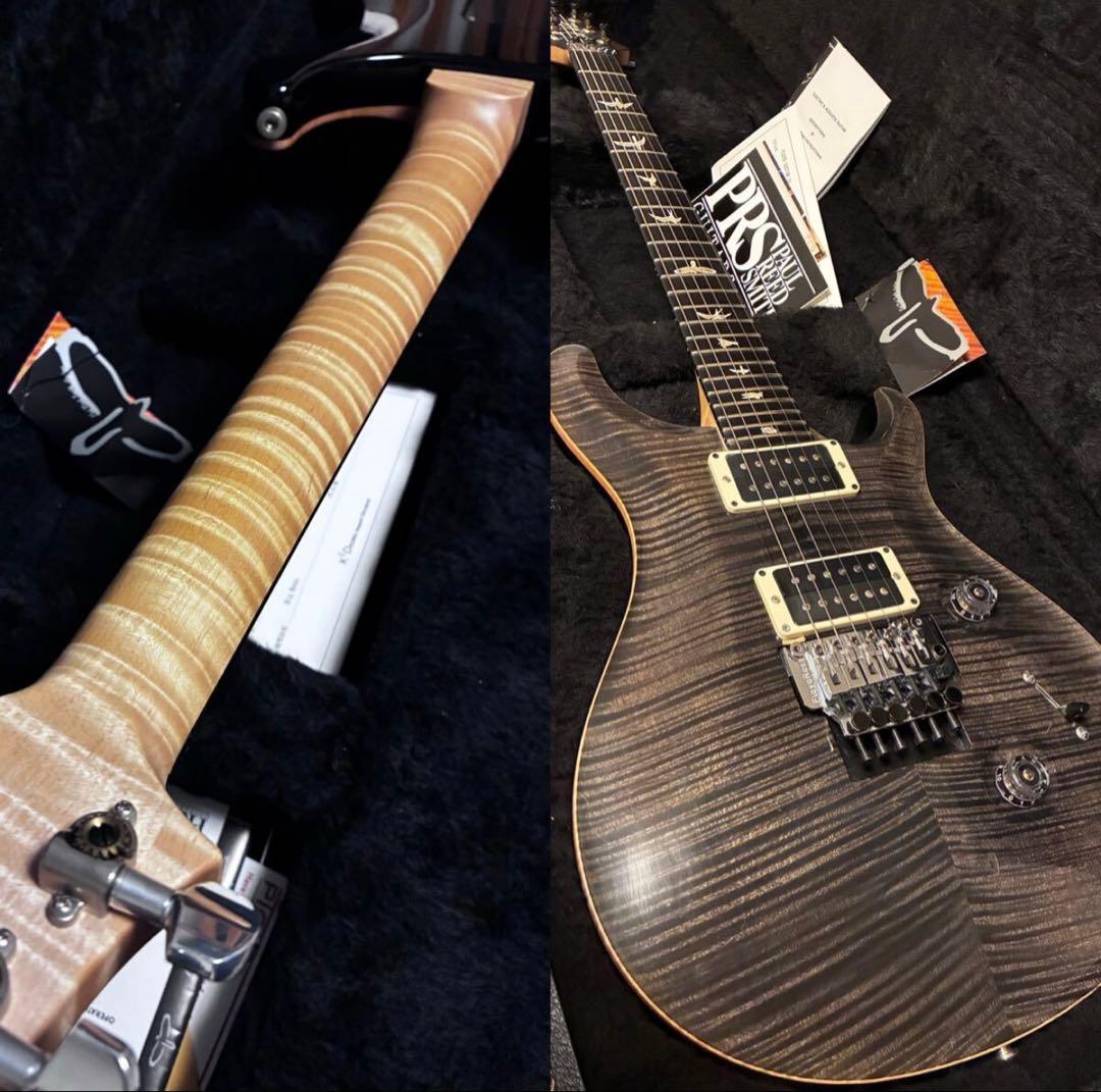 ギター 2014 PRS Custom24 Floyd 10Top Gray Black
