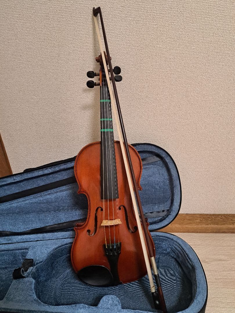 弓毛替え、弦交換済み　Ena Violin 4/4サイズ 2017年製