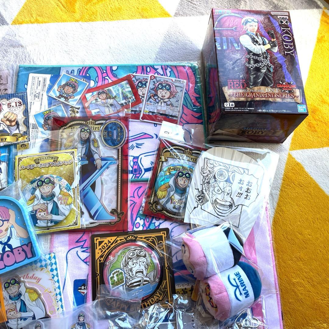 ワンピース ONE PIECE コビー バースデー 缶バッジ ムギムギおてだま
