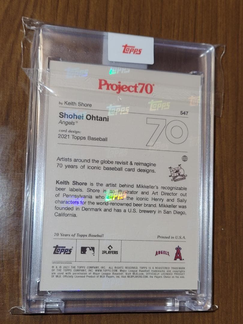 大谷翔平 Topps project70 #547 ポケモン風 ※超人気 激レア