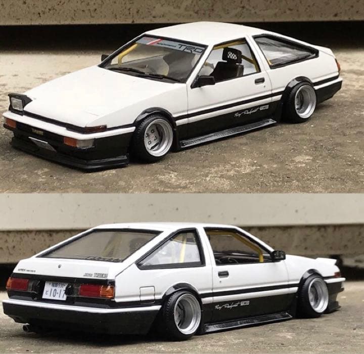 1/24　トヨタ　カローラトレノ　AE86　カスタム