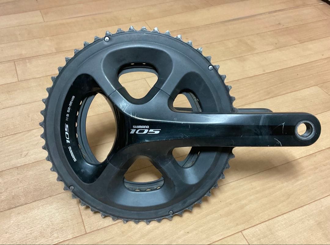 SHIMANO 105 クランクセット ブラック　FC-5800 165mm