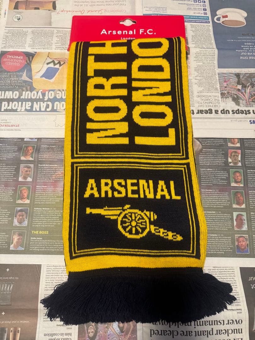 【新品】アーセナル　マフラー　North London Forever スカーフ