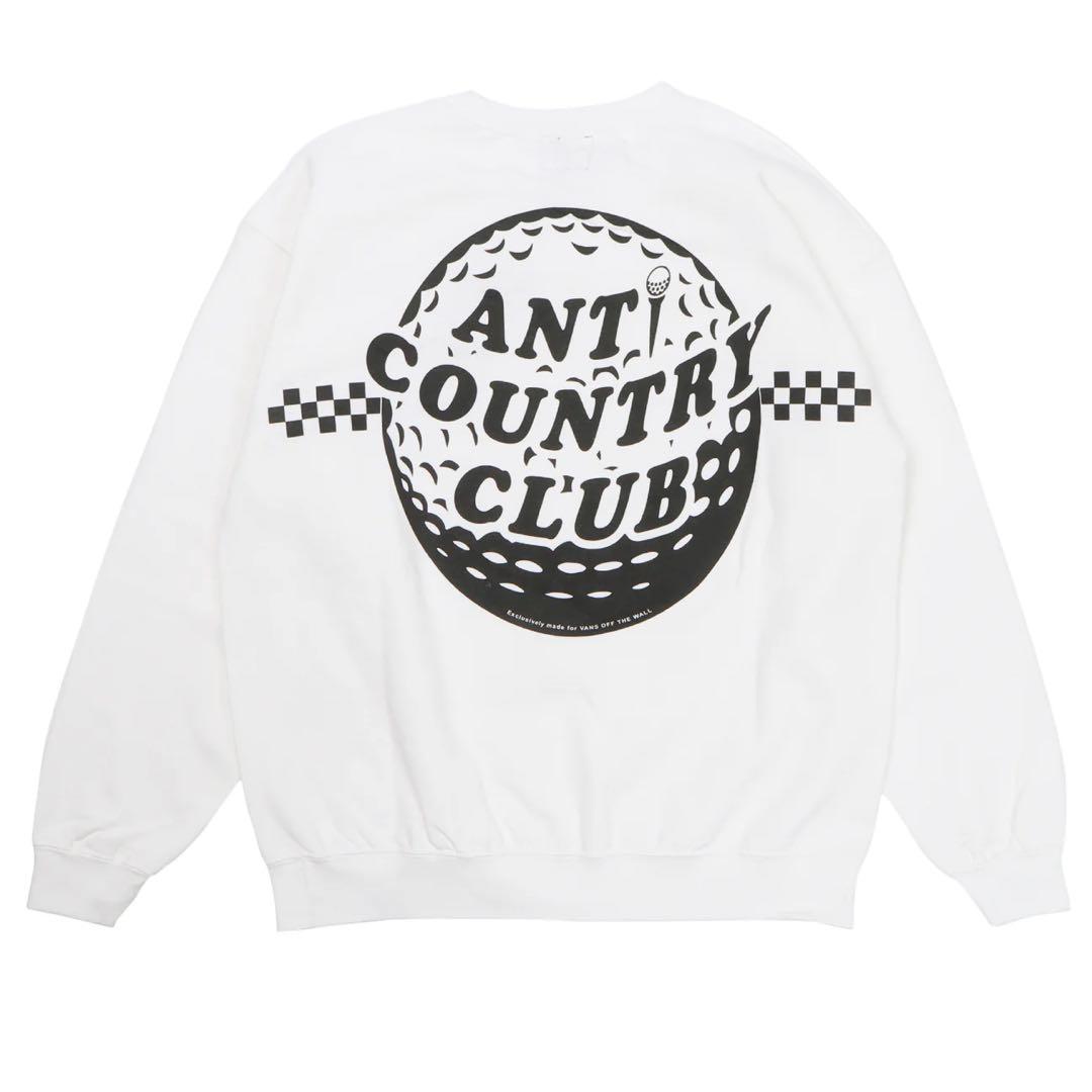 ANTi COUNTRY CLUB × VANS スウェット L 白 新品