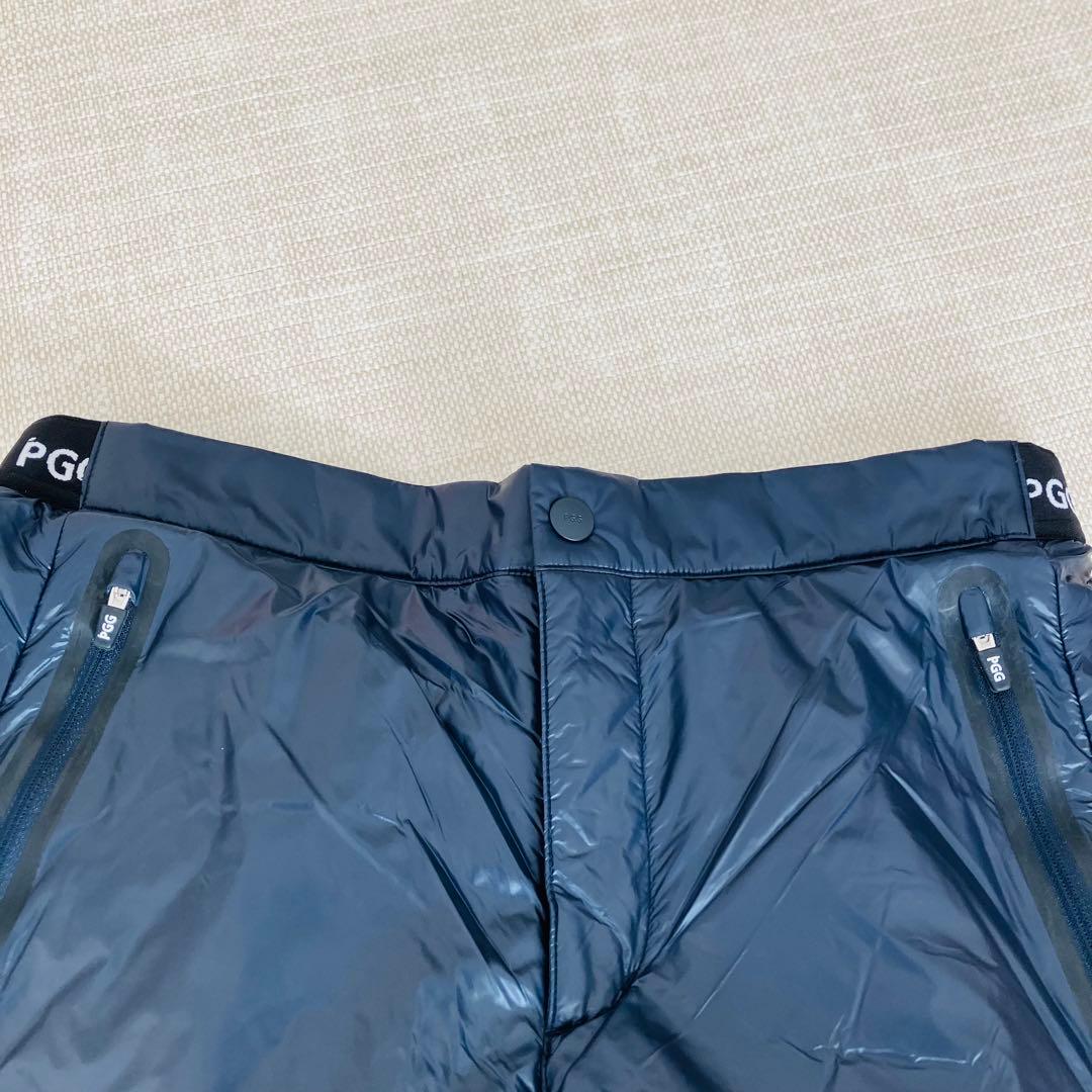 【美品】PGG ハイブリッドパンツ GOLF ゴルフ ネイビー 5 L