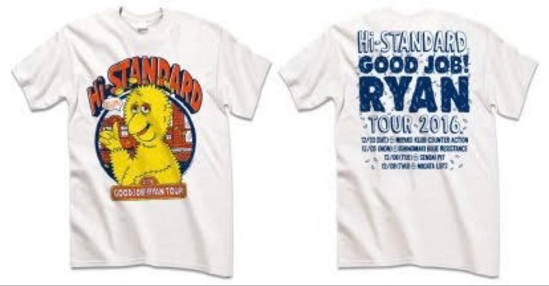 Hi-STANDARD GOOD JOB! RYAN TOUR 2016Tシャツ