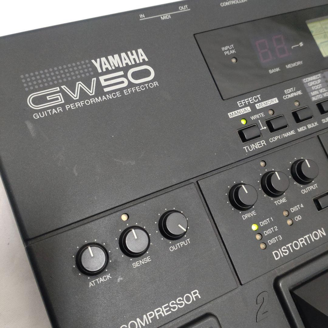YAMAHA GW50 リズム搭載ギターエフェクター 取り説 アダプター付き