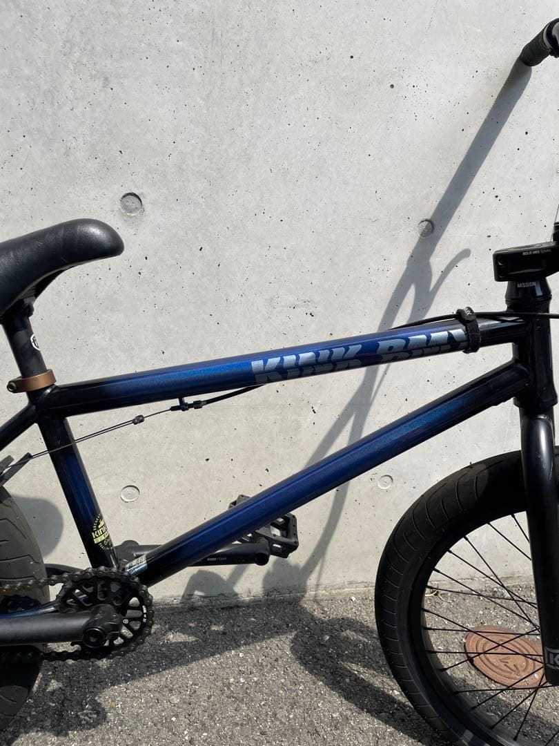 KINK BMX 20 室内保管、走行少、美品 レアブレーキ付 ブラック ブルー