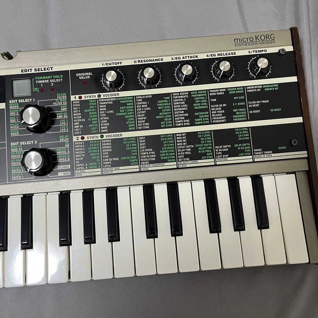 【動作確認済】KORG microKORG アナログモデリングシンセサイザー