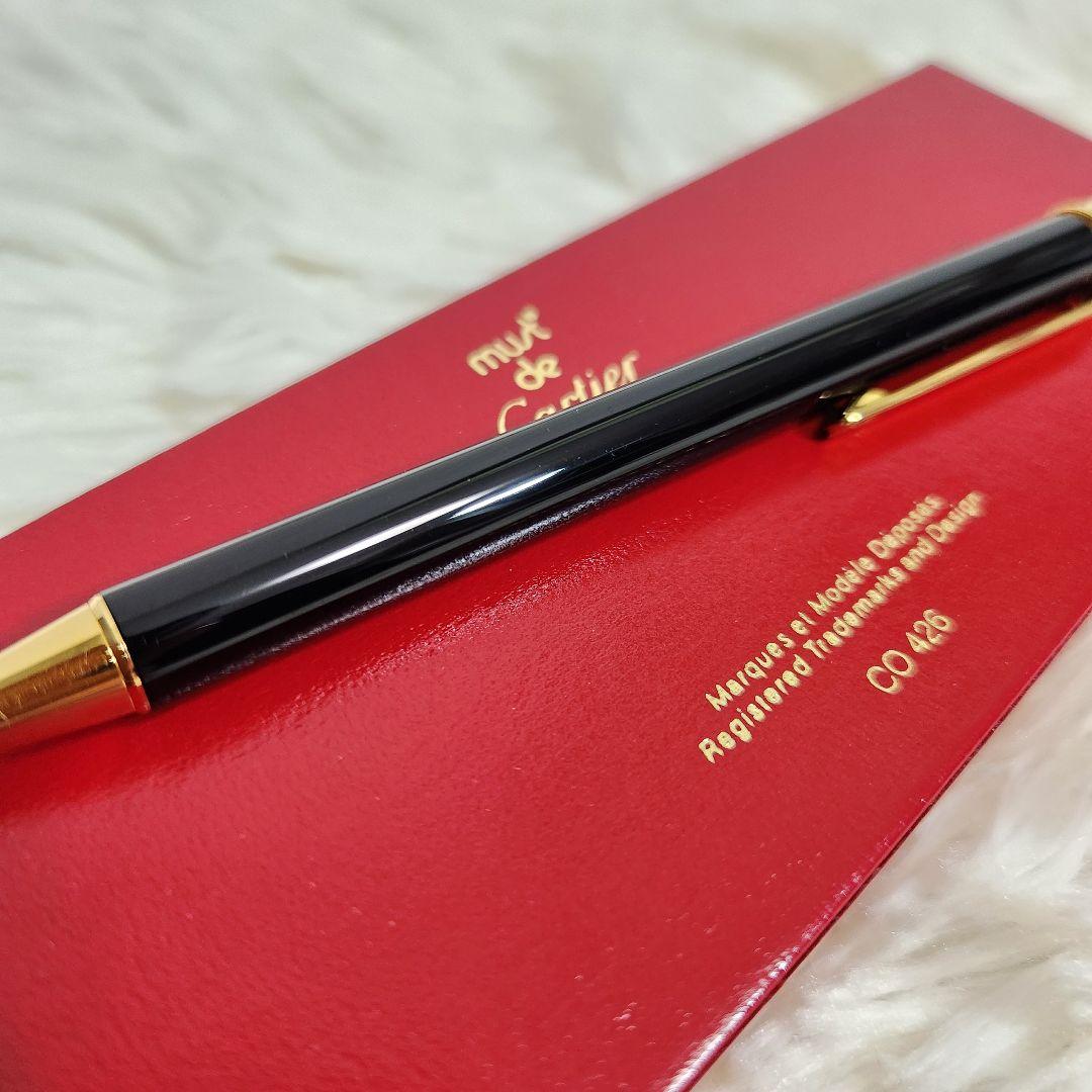 【ほぼ新品】Cartier must de Cartier ボールペン