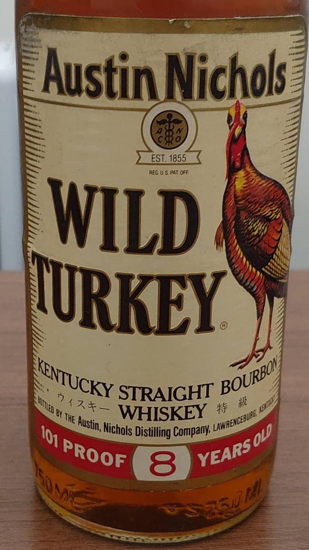 希少★旧ラベル ワイルドターキー Wild Turkey ウイスキー 古酒
