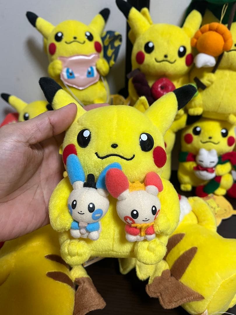 ポケモンまとめ売り ポケモンセンターマンスリーピカチュウ ぬいぐるみ 14セット