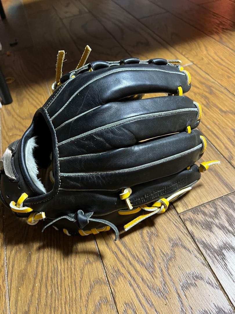 【紐全交換済み中古】少年軟式　左投げ　MIZUNO グローバルエリートRG