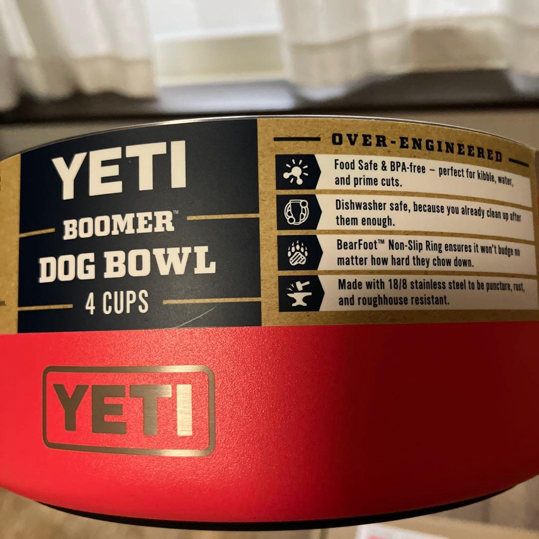 【mocaとなります】YETI BOOMER DOG BOWL 4CUPS