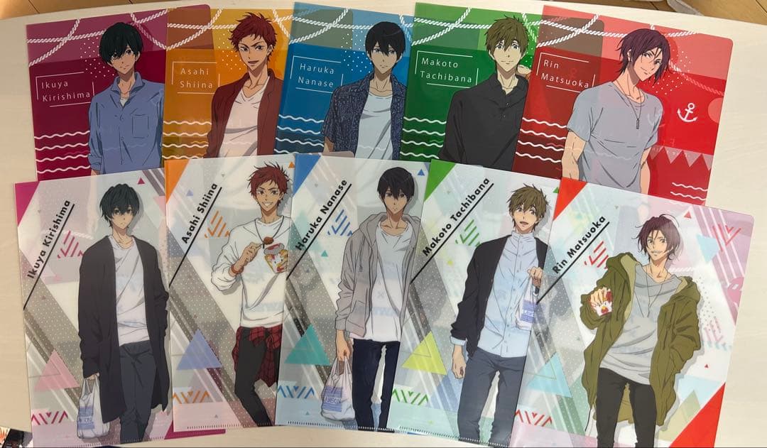 Free!雑誌8冊・クリアファイル75枚セット